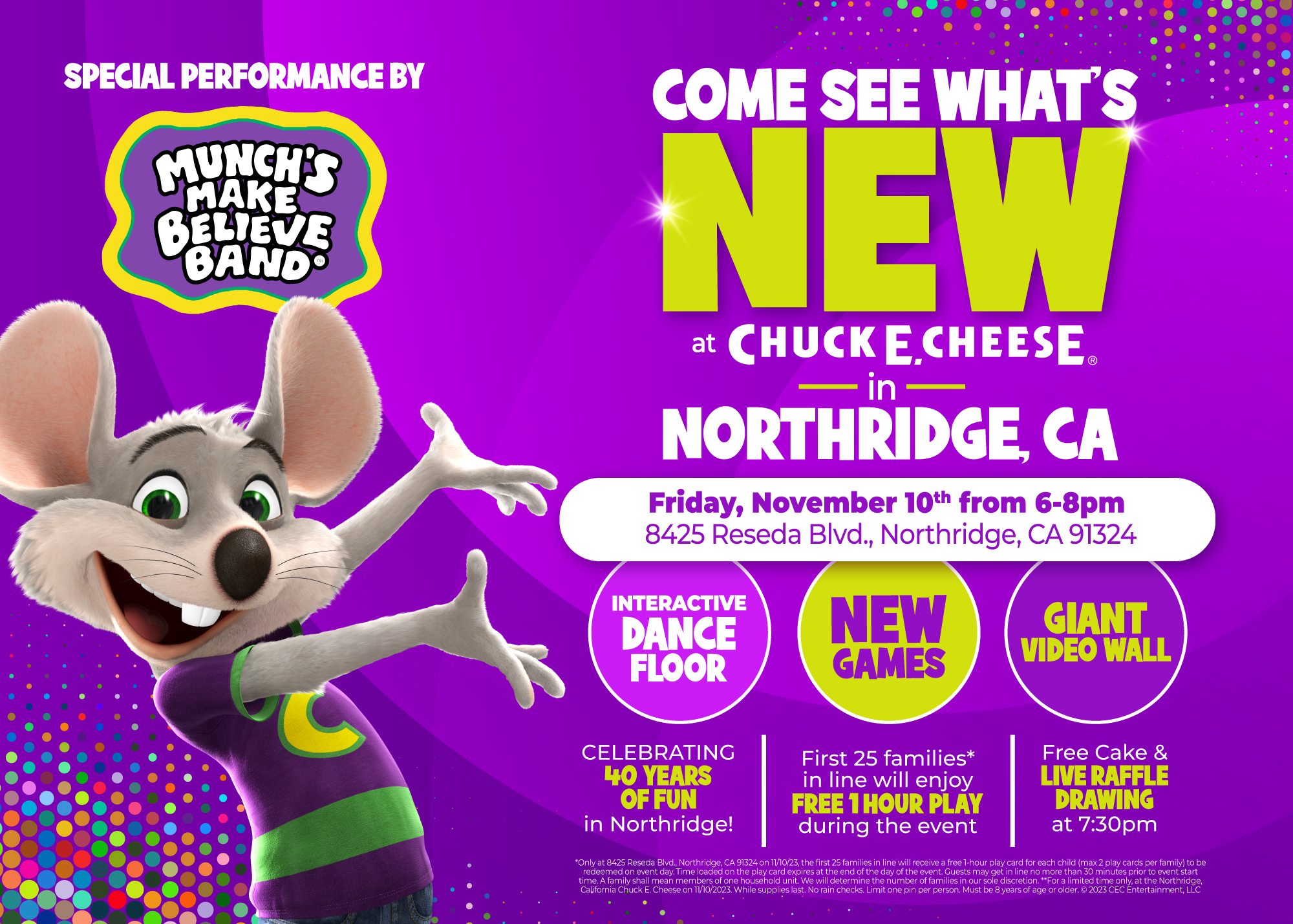 Northridge Residency | Chuck E. Cheese