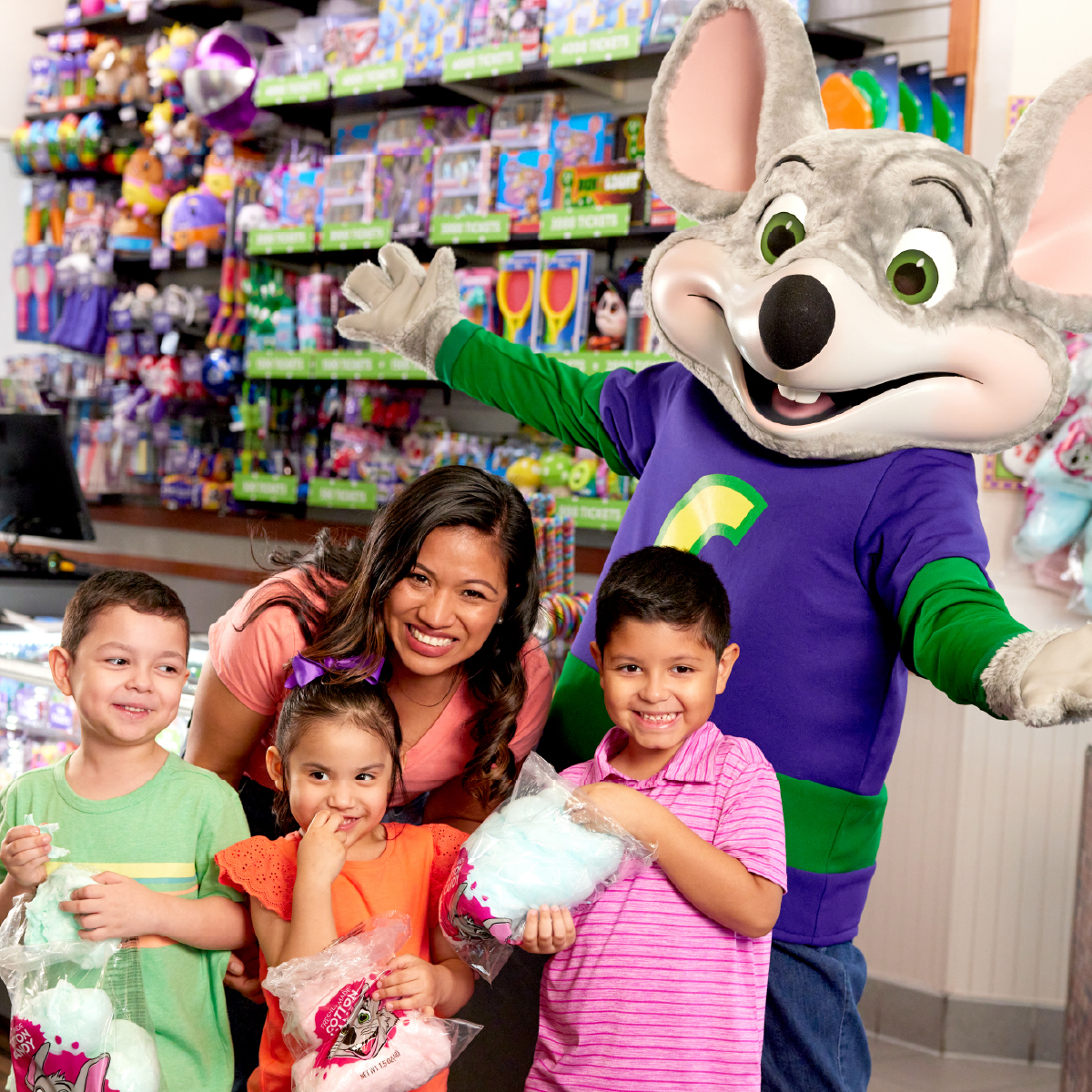 Chuck E. Cheese Kent, WA Prices A Full Family Spring Break OUTING At ...