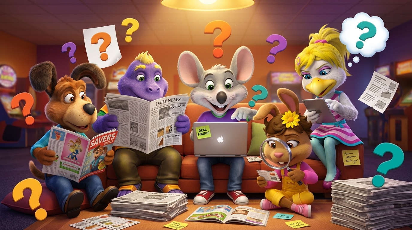 Chuck E. Cheese Promotions & Offers FAQ | Coupons, Birthday Club & Deals